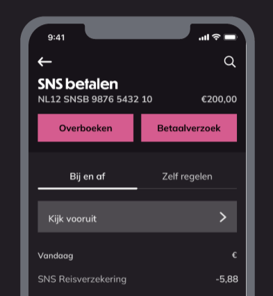 Nieuw in de app en Mijn SNS - SNS Bank